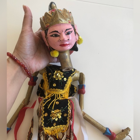 Vintage | Accents | Vintage Javanese Wayang Golek Theatre Puppet 96s ...